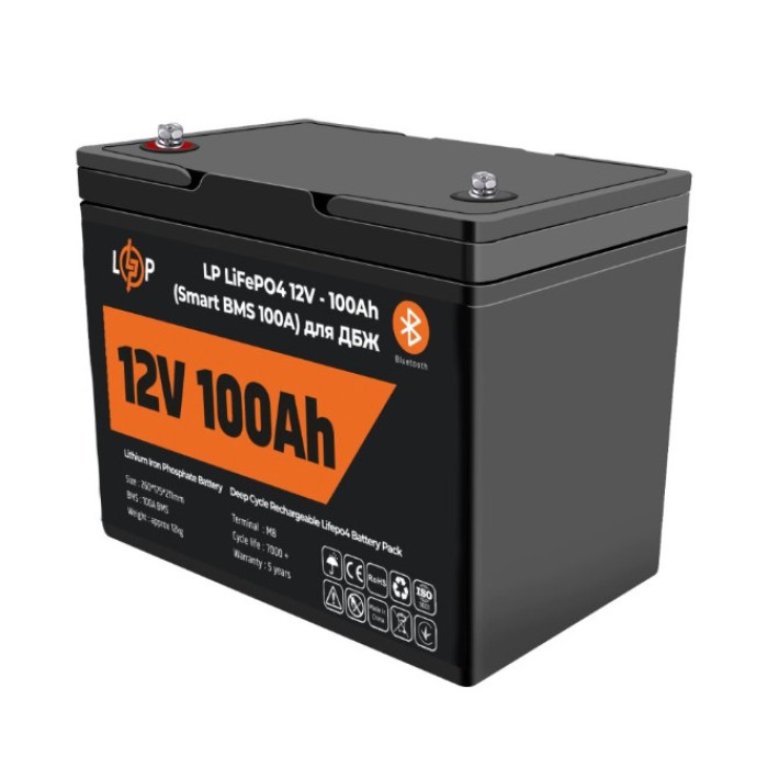 Аккумулятор LogicPower LP LiFePO4 12V-100Ah Smart BMS 100А 20197 цена, отзывы, купить ...