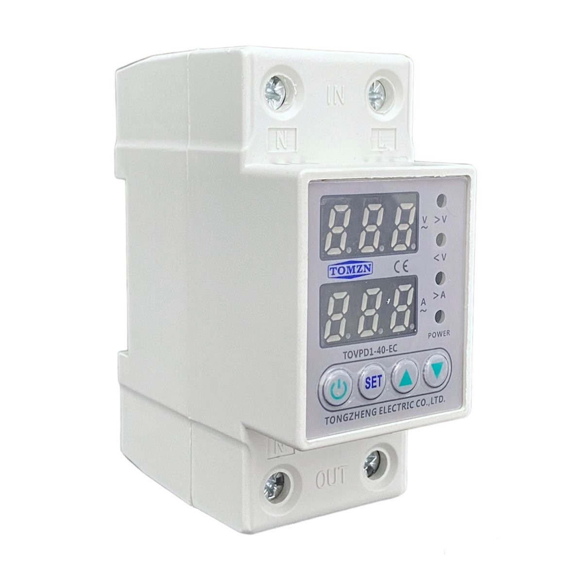 Реле контроля напряжения и тока TOMZN TOVPD1-40-EC цена, отзывы, купить ☎ Voltmarket