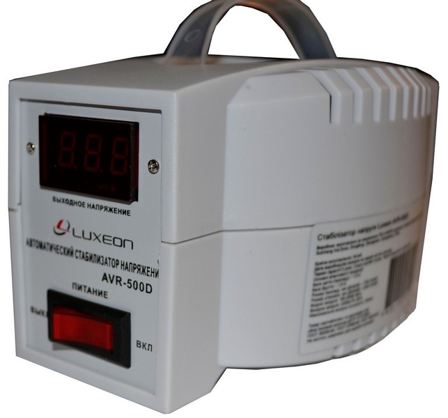 Стабилизатор напряжения LUXEON AVR-500D white