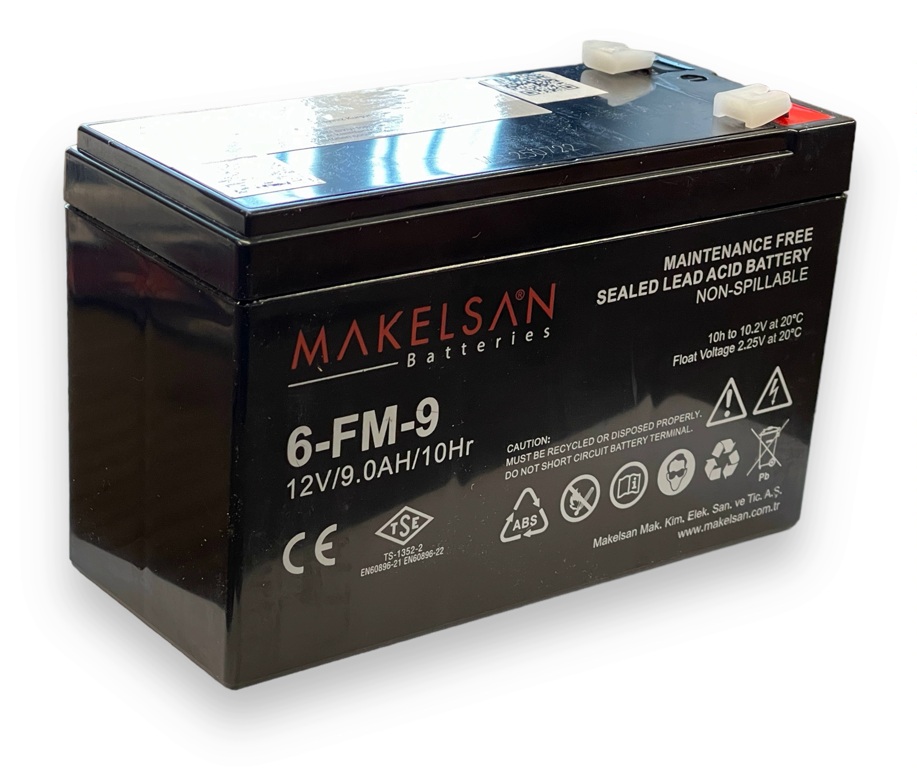 Аккумуляторная батарея MAKELSAN 6-FM-9 12V 9AH цена, отзывы, купить ☎ Voltmarket